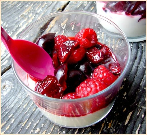 Verrine aux fruits rouges - haustiersos